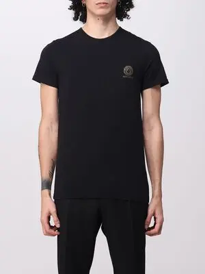 Versace Cotton Undershirt Black