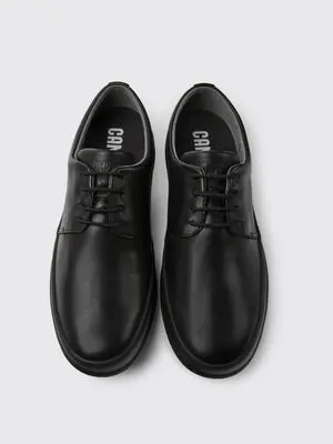 Camper Chasis Calfskin Derby Shoes - Black
