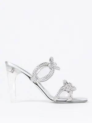 Women's Rhinestone Heel Sandals