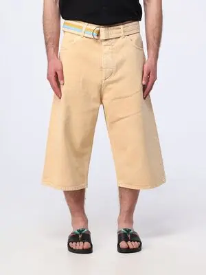 COUNTY OF MILAN Wide Leg Shorts - Camel