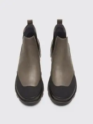 Camper Brutus Leather Ankle Boots - Multicolor