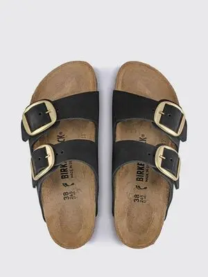 BIRKENSTOCK Heeled Sandals With Buckle Detail - Black