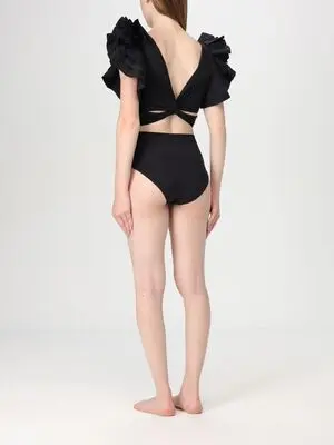 MAYGEL CORONEL Ruffled Swimsuit - Black
