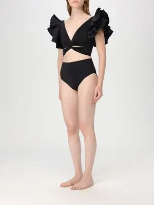 MAYGEL CORONEL Ruffled Swimsuit - Black