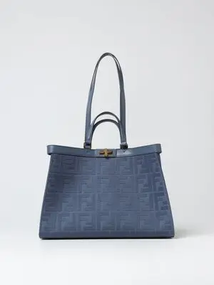 Fendi X-tote Bag In Canvas With Thread-embroidered Ff Monogram