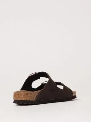 BIRKENSTOCK Arizona Suede Sandals With Adjustable Buckles - Brown