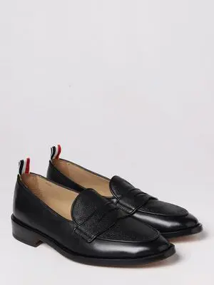 Thom Browne Leather Moccasins - Black
