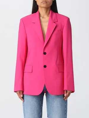 Msgm Straight Hem Blazers For Women