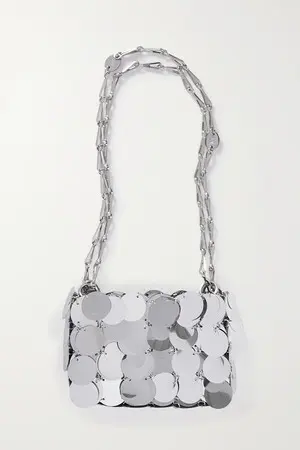 Rabanne Silver Tone Shoulder Bags