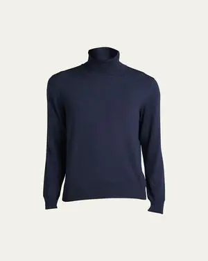 Kiton Wool Knit Turtleneck Sweater