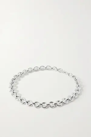 LOREN STEWART Net Sustain Euclid Recycled Sterling Necklace