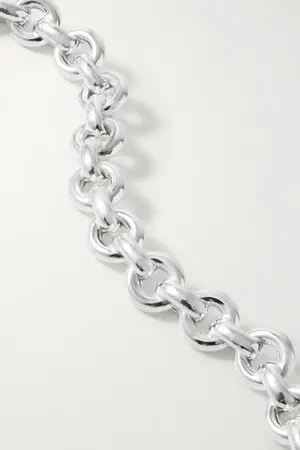 LOREN STEWART Net Sustain Euclid Recycled Sterling Necklace