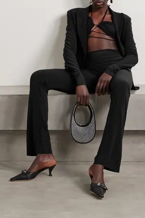 Norma Kamali Stretch-jersey Straight-leg Pants
