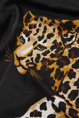 Saint Laurent Printed Modal And Cashmere-blend Scarf