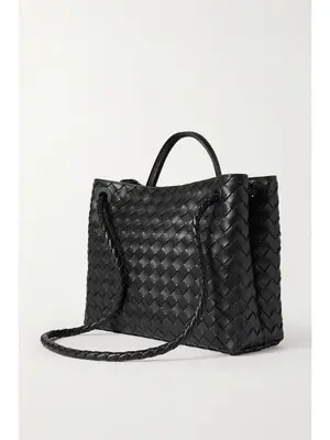Bottega Veneta Andiamo Medium Woven Leather Tote