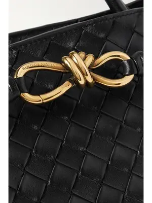 Bottega Veneta Andiamo Medium Woven Leather Tote