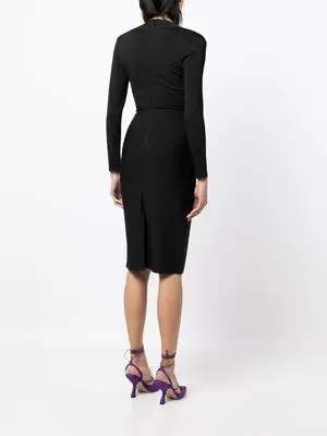 HERVE L. LEROUX Long-sleeve Dress