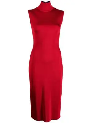 HERVE L. LEROUX Knitted Pencil Dress