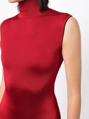 HERVE L. LEROUX Knitted Pencil Dress