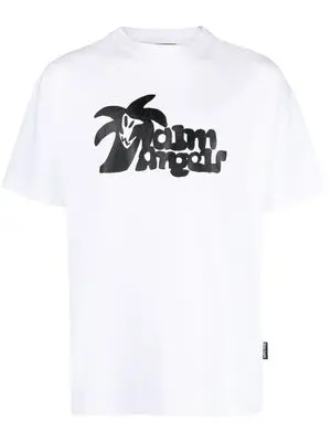 Palm Angels Hunter Logo-print Cotton T-shirt