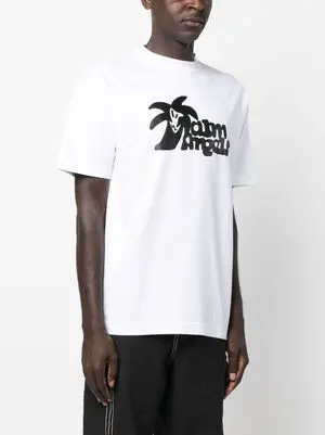 Palm Angels Hunter Logo-print Cotton T-shirt