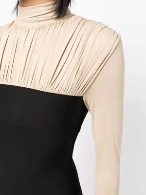 HERVE L. LEROUX Blouse Pencil Dress
