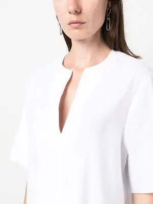 Vince Split-neck Blouse