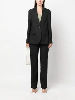 Calvin Klein Single-breasted Tailored Blazer - Black