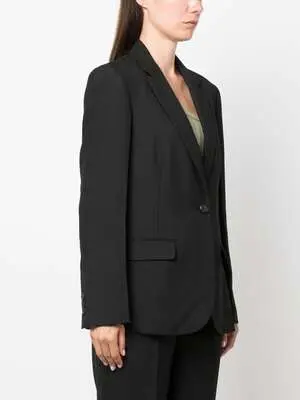 Calvin Klein Single-breasted Tailored Blazer - Black