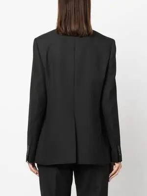 Calvin Klein Single-breasted Tailored Blazer - Black