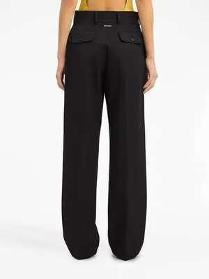 Palm Angels High-rise Straight-leg Trousers