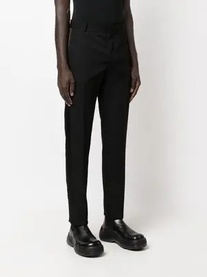 Alexander McQueen Satin-trimmed Tailored Trousers
