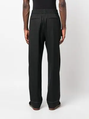 Brioni Drawstring-waist Wool Trousers
