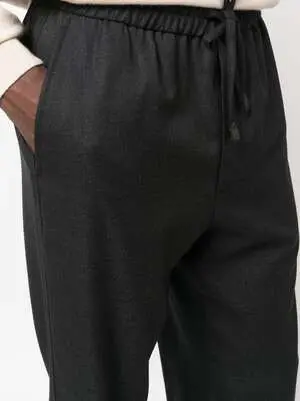Brioni Drawstring-waist Wool Trousers