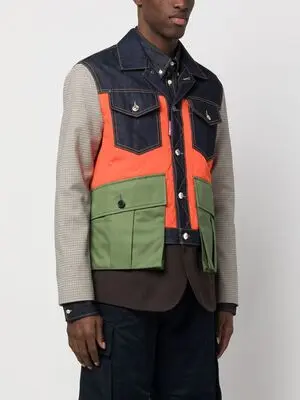 Dsquared2 Patchwork Cotton Jacket