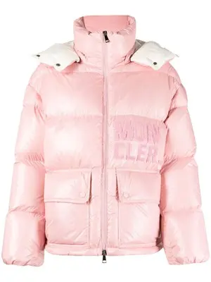 Moncler Padded Jacket With Appliqué Logo