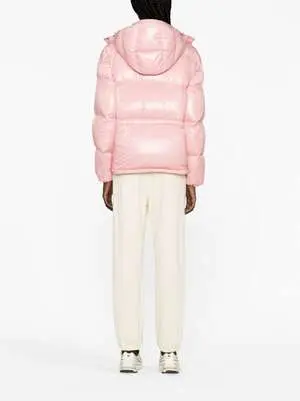 Moncler Padded Jacket With Appliqué Logo