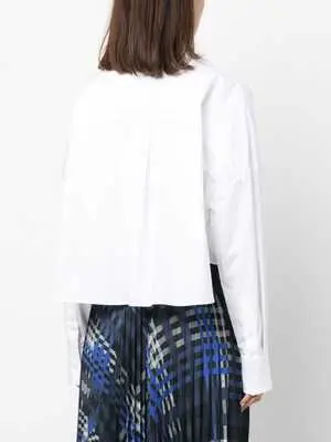 MSGM Sequin-embellished Cotton Shirt