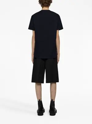 JIL SANDER Logo-plaque Cotton T-shirt - Black