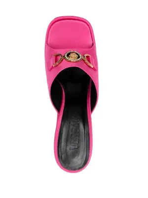 Versace Aevitas Satin Platform Sandals