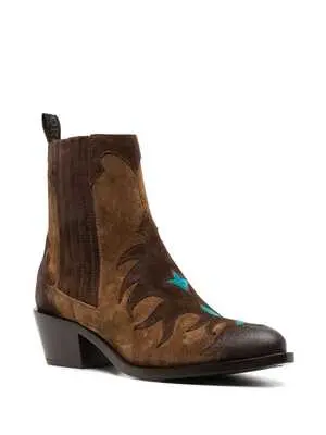 Sartore Texan Ankle Boots - Brown