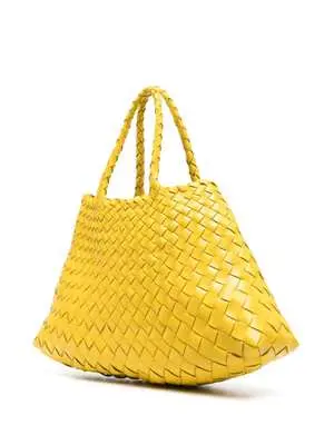 Dragon Diffusion Woven Leather Tote Bag