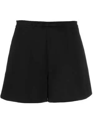 Red Valentino Bow-detail Wide-leg Shorts - Black