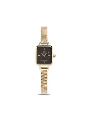 DANIEL WELLINGTON Quadro Mini 19mm Watch - Brown