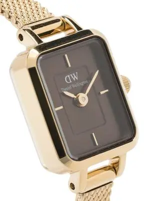 DANIEL WELLINGTON Quadro Mini 19mm Watch - Brown