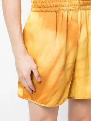 BLUE SKY INN Palms Printed Shorts - Yellow