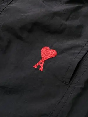 AMI Paris Embroidered Logo Swim Shorts
