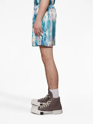 Amiri Monogram-print Shorts