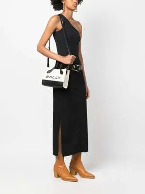 Bally Logo Print Tote Bag - Neutrals
