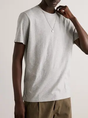 Folk Assembly Cotton-jersey T-shirt - Gray